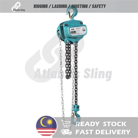 Chain Block Manual Hoist Block 1t 2t 3t [ready Stock Malaysia] Shopee