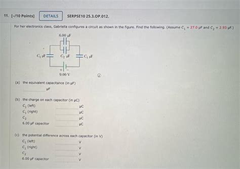 Solved For Her Electronics Class Gabriella Configures A Chegg