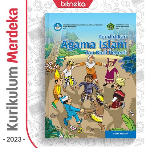 Buku Pendidikan Agama Islam PAI SD MI Kelas 6 Kurikulum Merdeka Kurmer