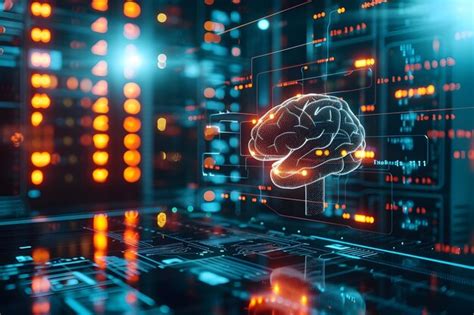 Premium Photo Neural Networks Neural Data Neural Artificial Intelligence Technology Background