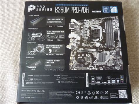 Материнская плата MSI B360M PRO-VDH (LGA1151v2, MATX) — купить в ...