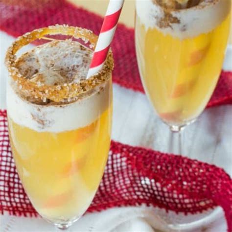 Sparkling Apple Cider Float Cocktail Or Mocktail Cupcakes Kale Chips