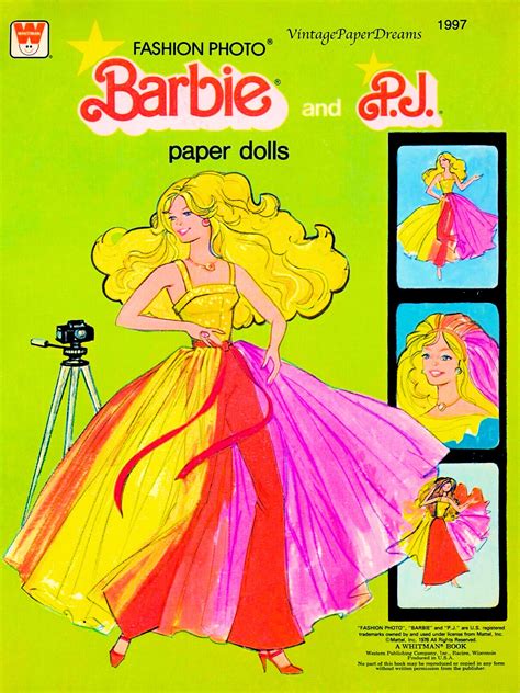 Barbie Paper Doll Printable Pdf Barbie Paper Doll Vintage Bilarasa