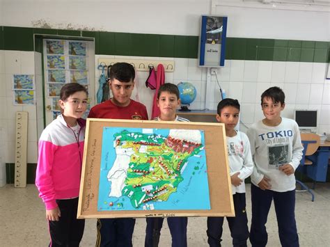 CEIP Río Piedras LEPE Huelva ESPAÑA Y SU RELIEVE º PR