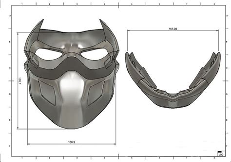 Red Hood Mask 3d Model Ready To Print Stl