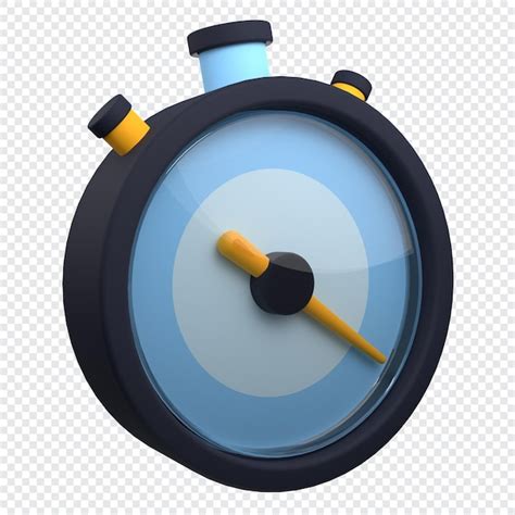 premium psd 3d stopwatch icon 3d render timer icon 3d rendering