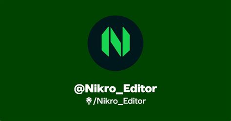 Nikroeditor Linktree