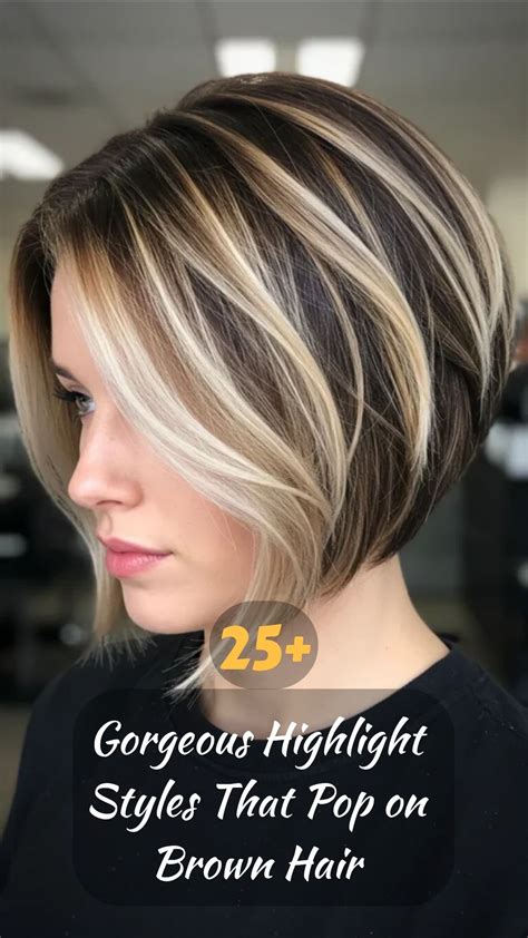 Short Brown Hair With Blonde Highlights Artofit