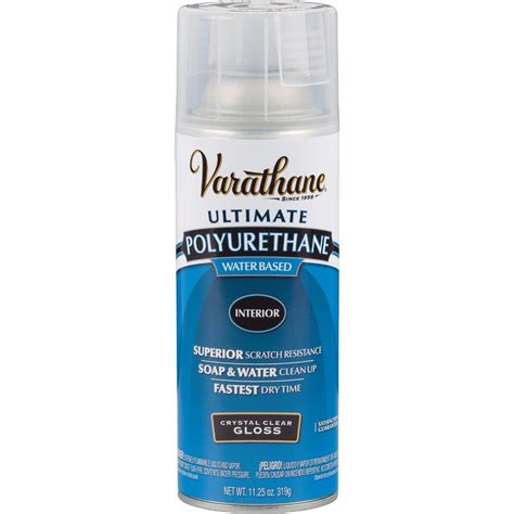 Varathane Gloss Clear Interior Water Based Spray Polyurethane 1125 Oz