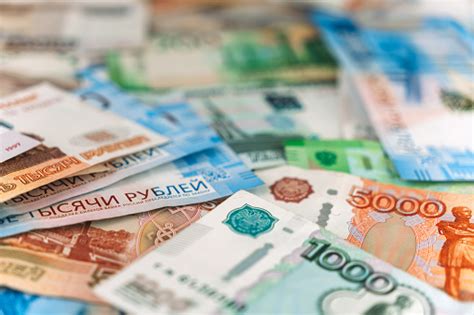 Russian Rubles Background Money Background And Texture Banknotes Of