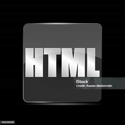 Ikon Vektor File Html Gaya Desain Datar Ilustrasi Stok Unduh Gambar
