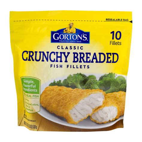 Gorton's Crunchy Breaded Fish Fillets (19 oz) from Stop & Shop - Instacart