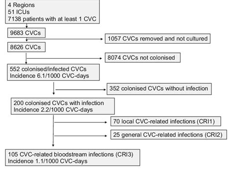 Flow Diagram Of The Participating Centres Patients And Central Venous Download Scientific