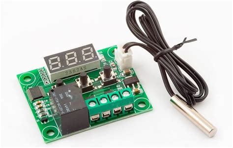 W1209 Incubator Temperature Controller Dc 12v 10a Relay Three Digit Red Led Tube Bd