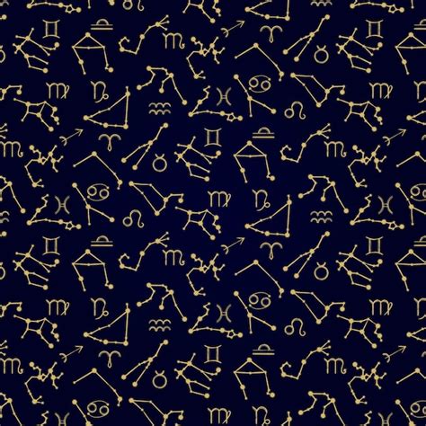 Free Vector Hand Drawn Celestial Pattern