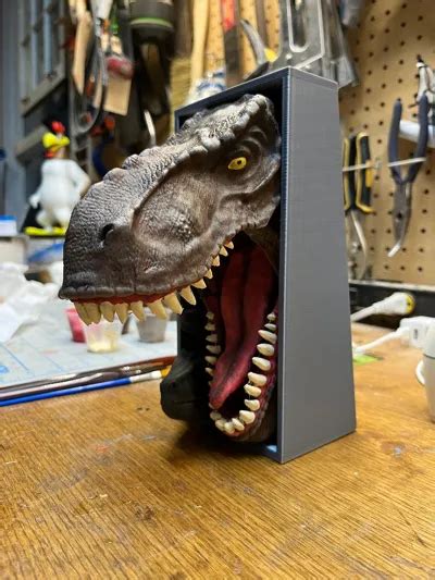 Jurassic Park Book Nook And Wall Mount Free 3d Print Model Makerworld