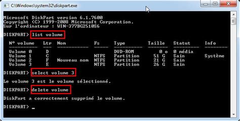 Utilisations Des Commandes Diskpart Dans Windows 10