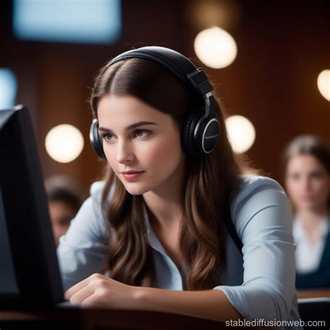 Students Computer Use For State Exam Stable Diffusion Online