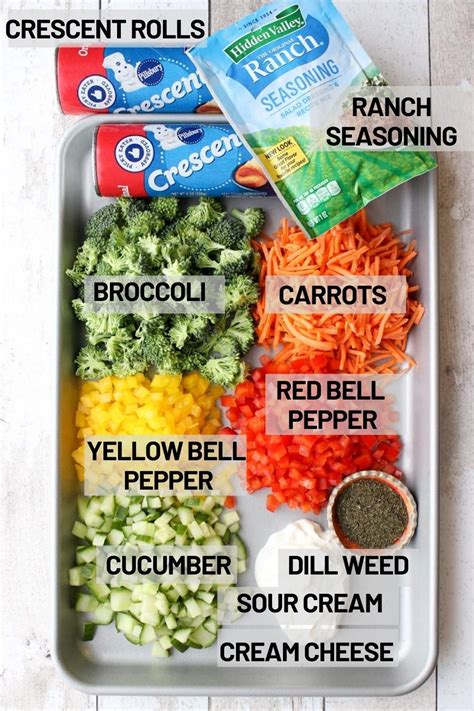 Crescent Roll Veggie Pizza Artofit