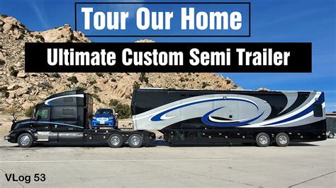 Extreme Spacecraft 46ft Custom Semi Trailer Tour😍 😯inside Is