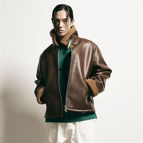 레더 무스탕 자켓 브라운 감도 깊은 취향 셀렉트샵 29cm