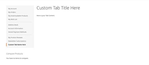 How To Add Custom Tab In Customer Account In Magento 2