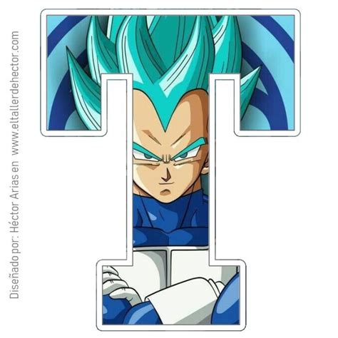 Alfabeto Dragon Ball El Taller De Hector Dragon Ball Z Vegeta Ethan