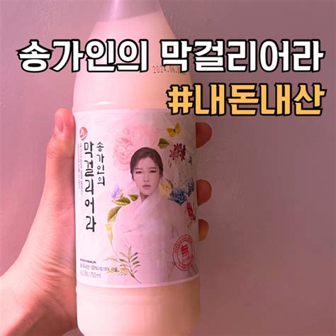 편의점 막걸리 추천 송가인 막걸리어라 인생막걸리 발견 네이버 블로그