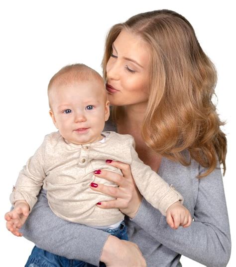 Feliz Joven Madre Y Su Hijo Foto Premium