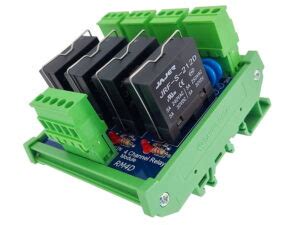 Industrial Channel Relay Module V RM D With DIN Rail Enclosure Fares PCB