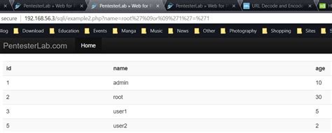 Sql Injection Pentesterlab Web For Pentester