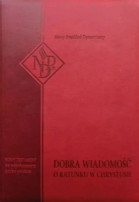 Nowy Testament NPD Czerwona Z Paginatorami Praca Zbiorowa