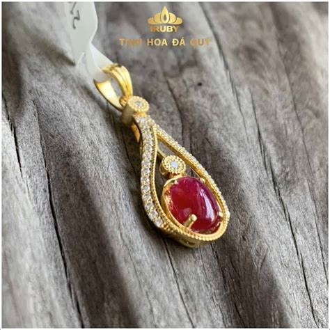Mặt Dây Ruby Huyết Kính 4ct Irrb 230504