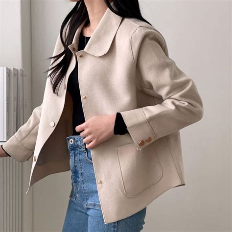 포스티 여성 가을 카라 정장자켓 블레이저