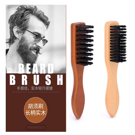 Ready Stock Quick Shipmentsolid Wood Broken Hair Brush Beard