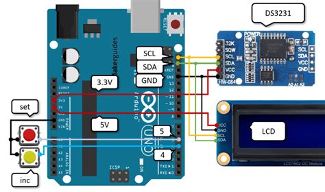 Arduino Uno And Rtc Module Ds3231