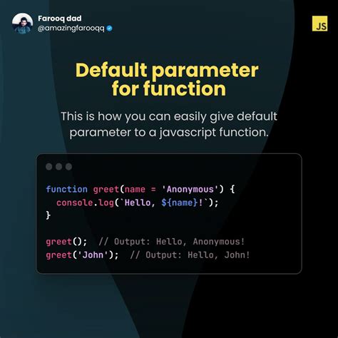 farooq dad khan on linkedin 💛 default parameter for function 💛 this is