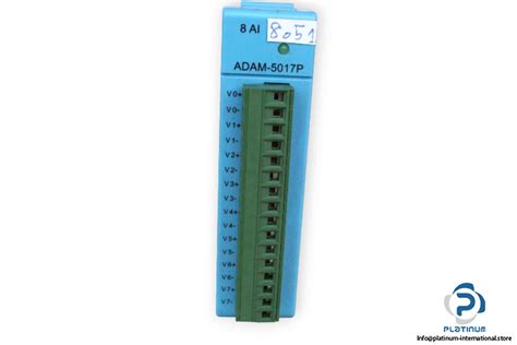 ADAM ADAM 5017P ANALOG INPUT MODULE WITH INDEPENDENT INPUT RANGE Platinum International