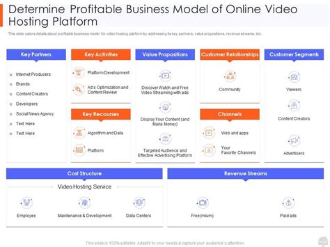 Determine Profitable Business Model Of Online Video Hosting Web Video