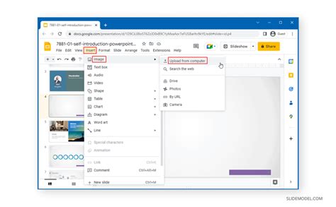 01 Upload An Image To Google Slides SlideModel