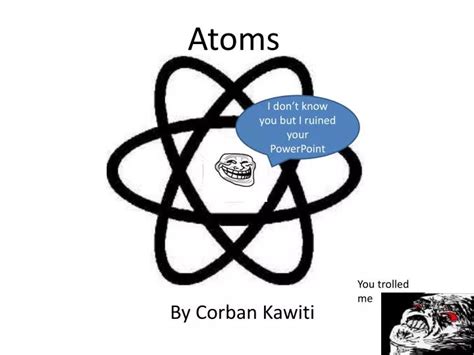 PPT Atoms PowerPoint Presentation Free Download ID 2172869