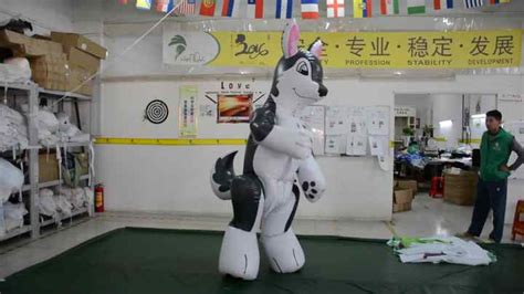Hongyi Custom Sexy Fox Inflatable Furry Suit Perfect For Events