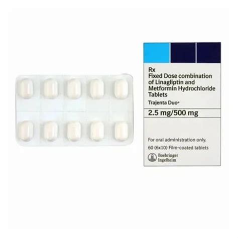 Trajenta Duo Metformin Linagliptin Tablet 25 Mg At ₹ 196strip In Nagpur