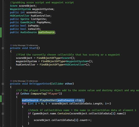 Sound Plays On Game Start Instead Of When Picked Up Runity3d
