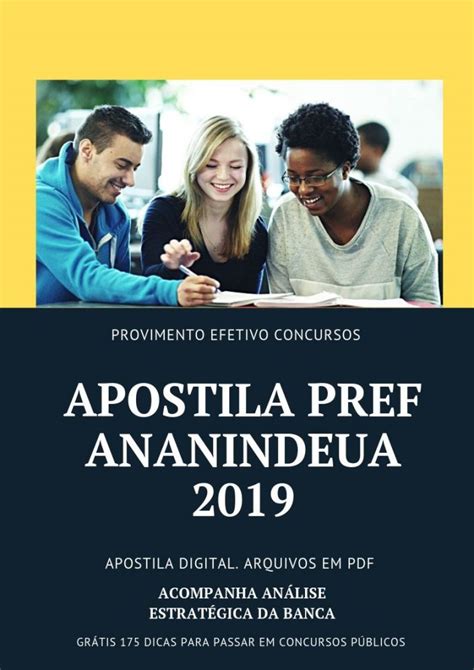 Provimento Efetivo Concursos Apostila Prefeitura Ananindeua Agente