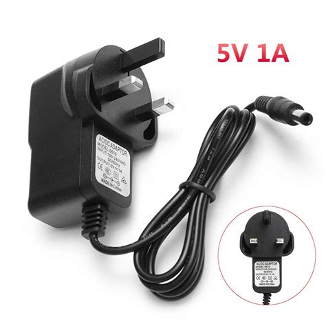 Pcs Ac Converter Adapter Dc V A Power Supply W Ma Uk Plug Dc Mm X Mm In Ac Dc