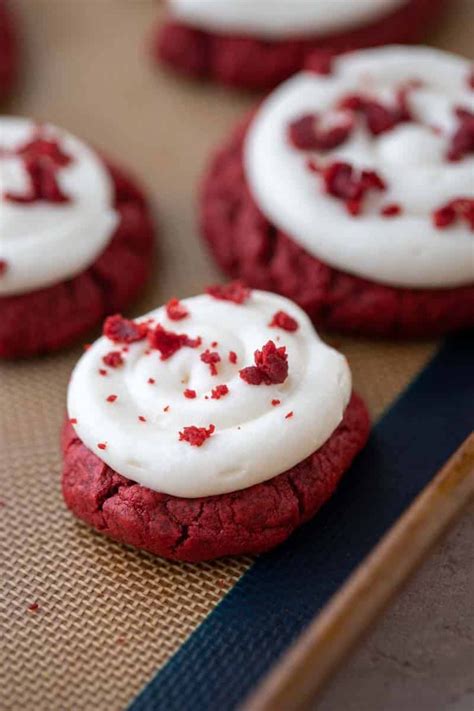 Easy Crumbl Red Velvet Cupcake Cookies Lifestyle Of A Foodie
