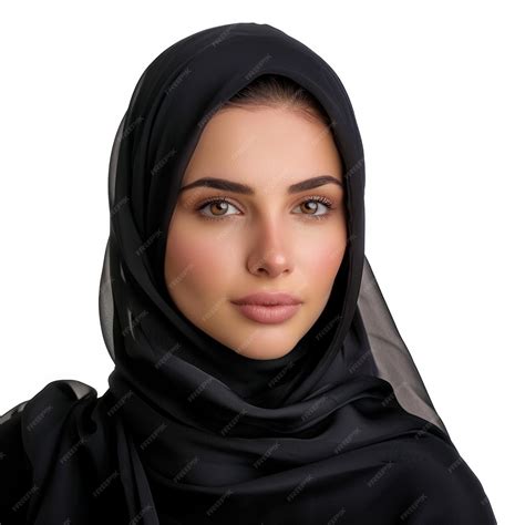Beautiful Arab Girl Skincare Beauty Cosmetic Concept Premium Ai