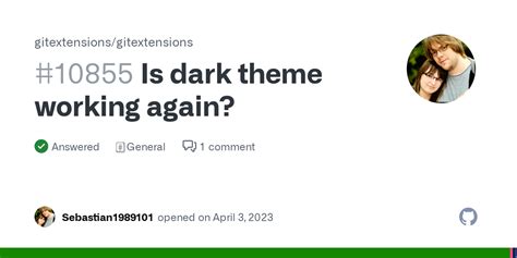 Is Dark Theme Working Again Gitextensions Gitextensions Discussion