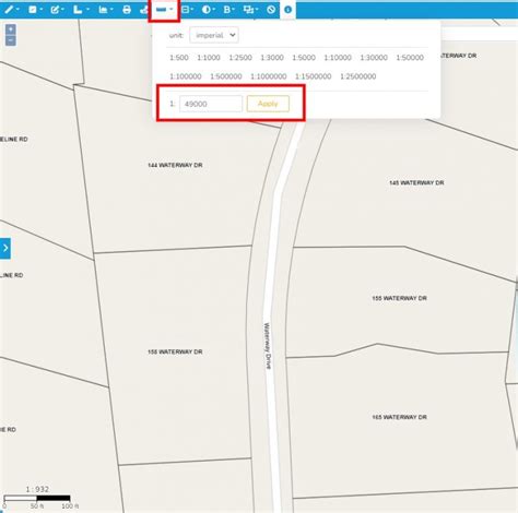 Using The Scale Tool Yey Maps Knowledge Base